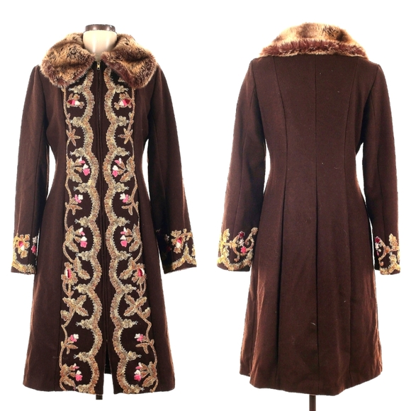 Tracy Reese | Jackets & Coats | Vintage Russian Princess Embroidered ...